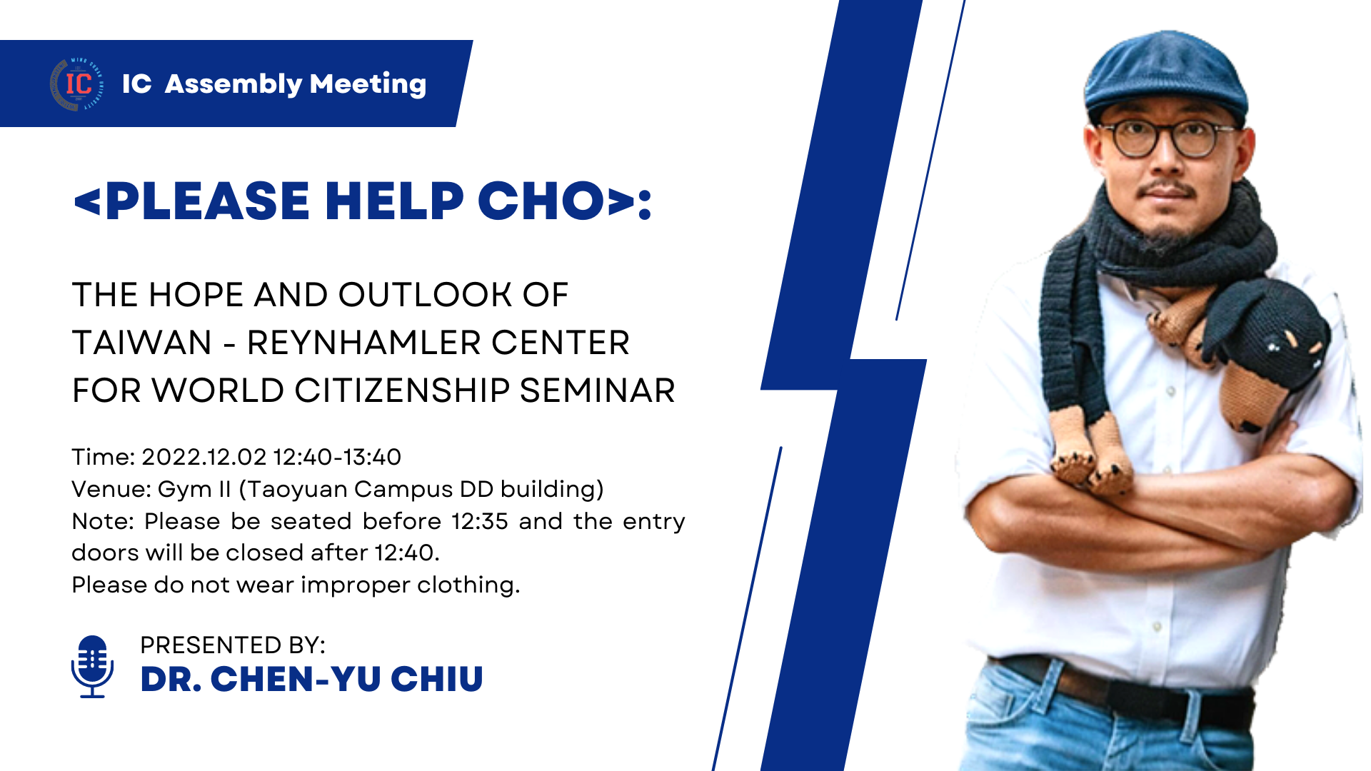 【Assembly Meeting】2022/23 AY Fall Semester IC Assembly Meeting ...